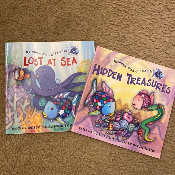 Vintage | Toys | Rainbow Fish Friends Lost At Sea Hidden Treasures ...